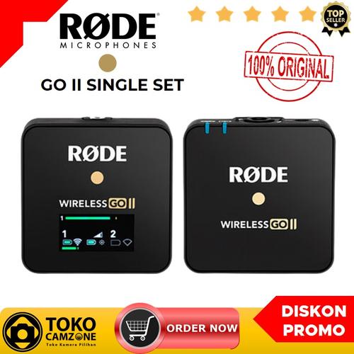 Jual Rode Wireless GO II Single Set Transmitter Microphone Original ...