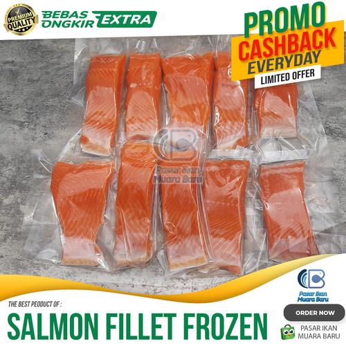 Jual Ikan Salmon Fillet BEKU 200gr / Salmon Fillet Boneless Frozen ...