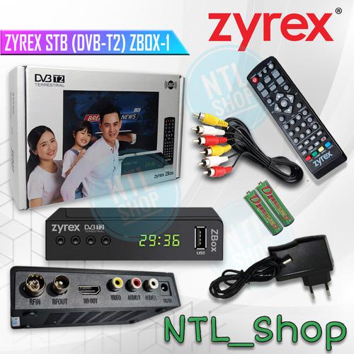 Jual ZYREX STB (DVB-T2) ZBOX-1 ALAT PENERIMA SINYAL TV DIGITAL SET TOP ...