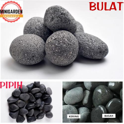 Jual BATU KORAL HITAM ZAK 10KG batu taman black lava volcano batu alor ...