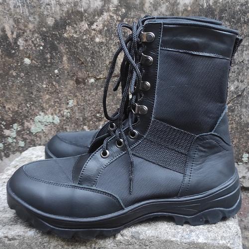 Jual Sepatu PDL TNI Polri Tentara Polisi Pria Boots Tinggi - hitam ...