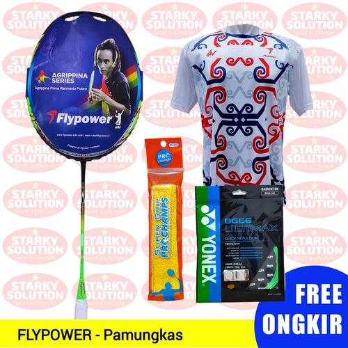 Jual Raket FLYPOWER PAMUNGKAS Bulutangkis Badminton Original - Batangan ...