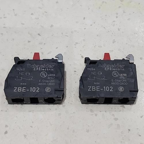 Jual Schneider ZBE 102 Auxiliary Contact Kontak Tambahan NC Push Button ...