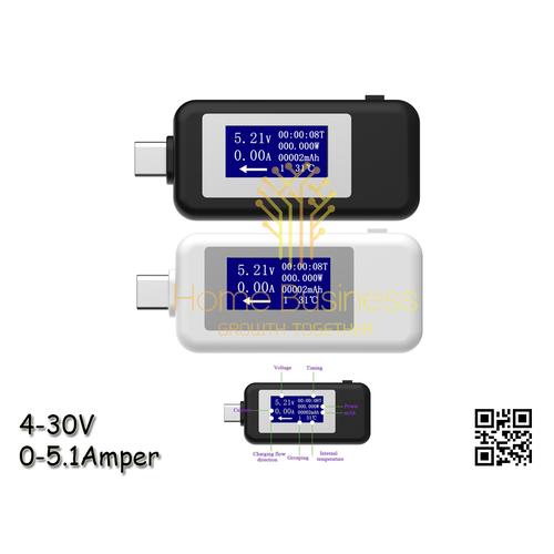 Jual Type-C Type C Type - C USB Tester DC Digital Amper Current Volt ...