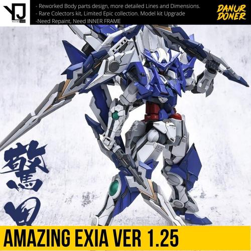 Jual MG AMAZING EXIA 1.25 GUNDAM RESIN CONVERSION DRESS KIT YJL - Metal ...