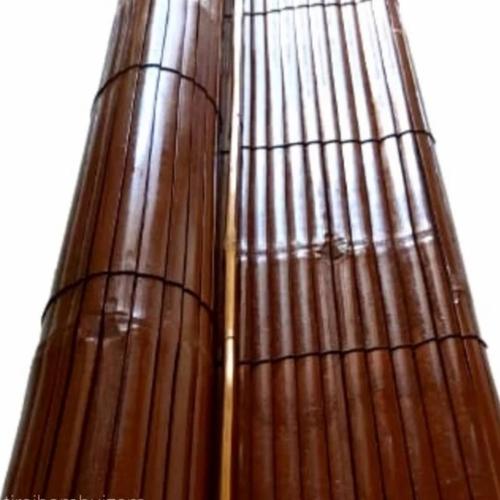 Jual tirai bambu outdoor.di cat coklat,kerai bambu wulung size 2x2 ...