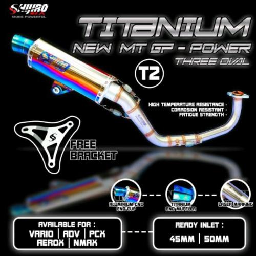 Jual Kenalpot Shijiro New MT GP Power TiTanium Vario 159 aerox N max ...