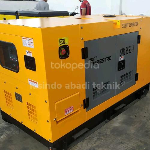 Jual genset silent 16 kva MAESTRO silent diesel 16kva (12,8 kw) - 1 ...