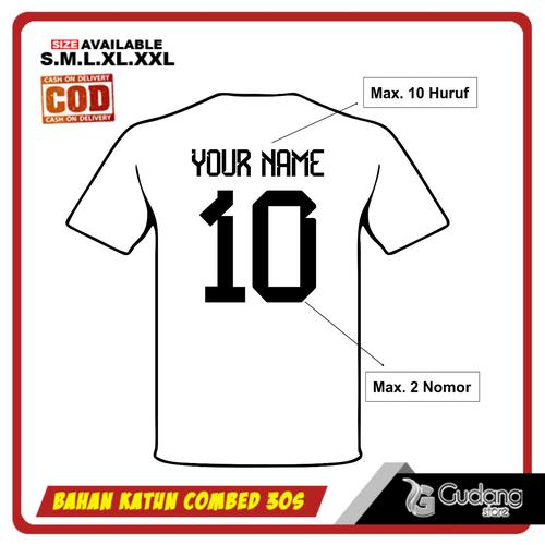 Jual CUSTOM NAMESET NAMA DAN NOMER PUNGGUNG PASANG NAMA LANGSUNG DI JERSEY - Jakarta Timur ...