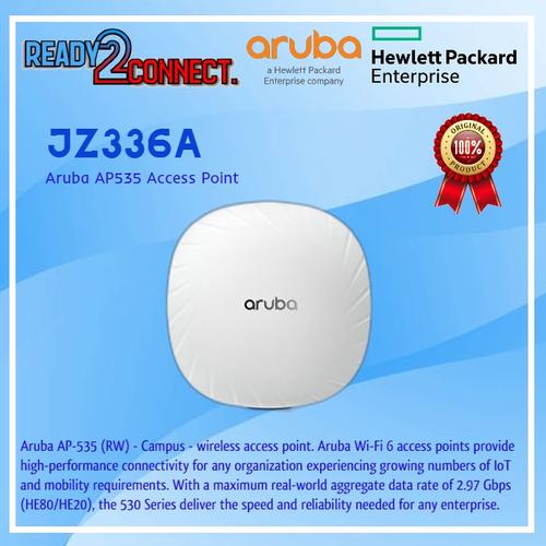 Jual HPE ARUBA JZ336A Aruba AP-535 (RW) Dual Radio 4x4:4 802.11ax AP ...