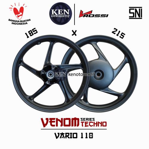Jual Velg VRossi Palang 5 Standard Venom Techno Vario 110 | Black ...