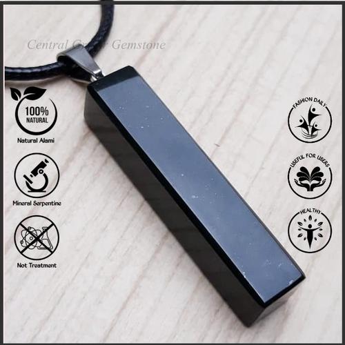Promo Kalung Plus Liontin Batu Natural Black Jade Giok Hitam - Jakarta ...