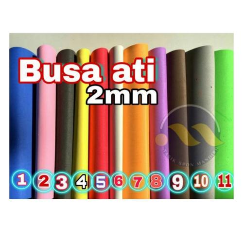 Jual BUSA ATI / EVA SPON 2mm 60 cm x 200 cm / EVA FOAM /SPON EVA /BUSA ...