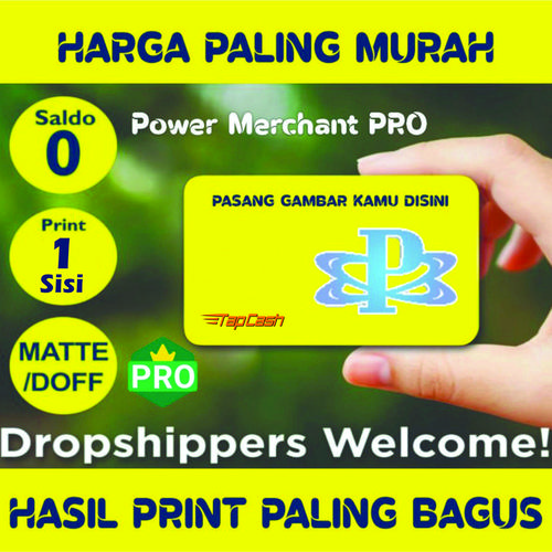 Jual Kartu Etoll Tapcash BNI custom 1 sisi bisa design sendiri saldo 0 ...