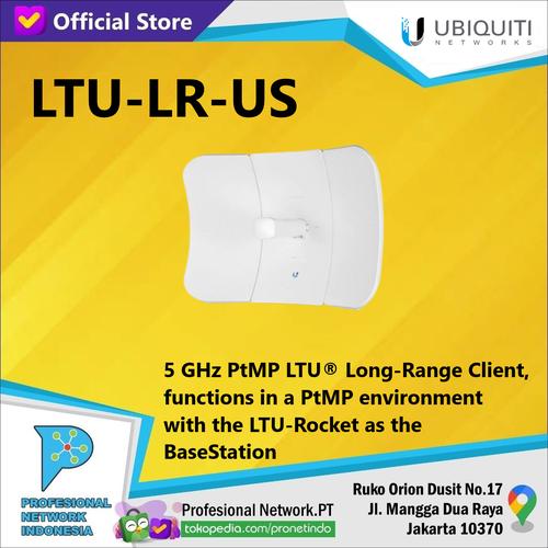 Promo UBIQUITI LTU-LR-US 5 GHz PtMP LTU Long-Range Client Cicil 0% 3x ...