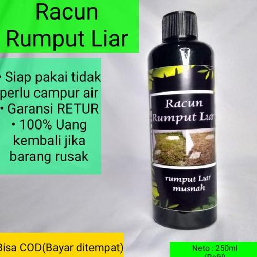 Jual Obat Racun Rumput Refil 250ml siap pakai ampuh mati sampai akar ...