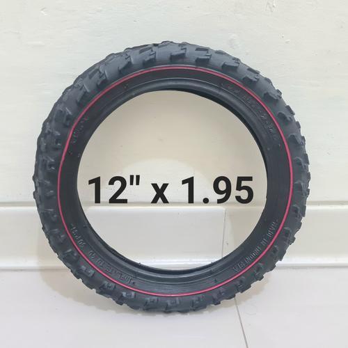 Jual BAN LUAR SEPEDA ANAK UKURAN 12 INCH NYLON TIRE TUBE BAN SEPEDA ...