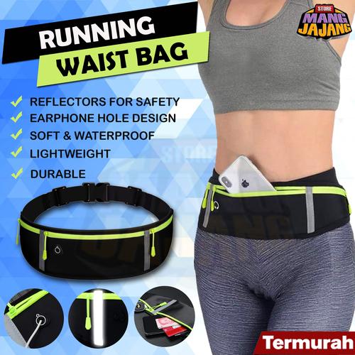 Promo Tas Pinggang Jogging Belt Sport Lari Running Pouch Botol Hp ...