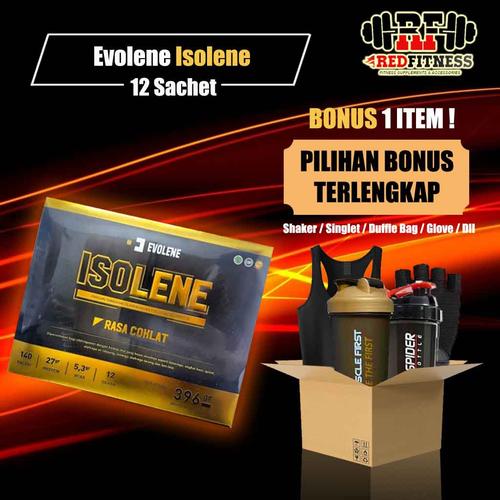 Jual Evolene Isolene Whey Protein Isolate 396gr 12 Sachet / Box 396 gr ...