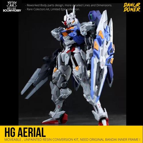 Jual HG AERIAL Gundam Resin Conversion Garage Kit by BOOM Hobby Studio ...
