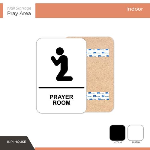 Jual prayer room sign - papan tanda ruang doa - Putih - Kab. Bandung ...