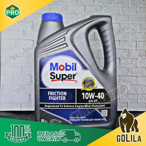 Jual Oli Mesin Mobil Super 10W-40 Friction Fighter 4 Liter Original One ...