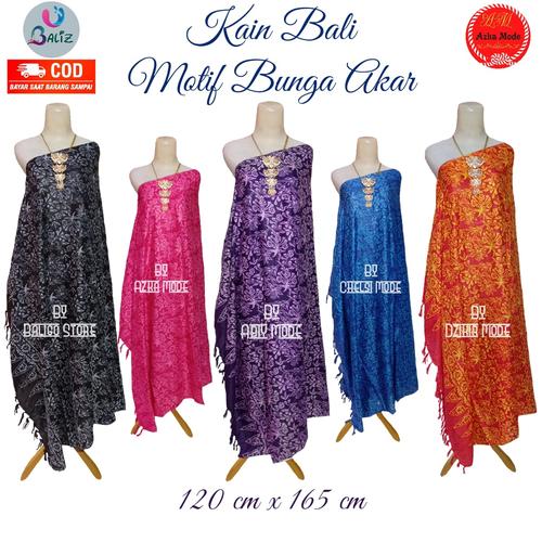 Jual Kain Bali Pantai/Kain Bali Motif Bunga Akar/Kain Bali Halus ...