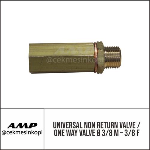 Jual Universal Non Return Valve / One Way Valve Ø 3/8 M – 3/8 F - Kota ...