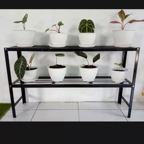Jual Rak bunga 2 susun besi rakit - Kab. Bogor - aglonema fattah ...