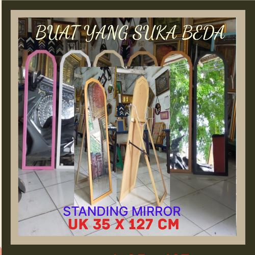 Jual CERMIN FULL BODY STANDING MIRROR TERBARU MURAH AESTHETIC KACA RIAS ...
