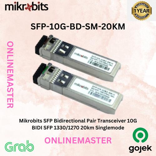 Jual Mikrobits SFP Transceiver SFP-10G-BD-SM-20KM - Jakarta Pusat ...