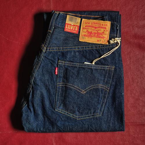 Jual Levis Vintage Clothing LVC 501XX 1966 raw denim selvedge jeans ...