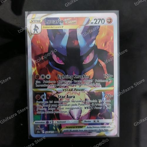 Jual Lucario V Star SAR 226/172 Pokemon V Star Semesta - Kota Depok ...