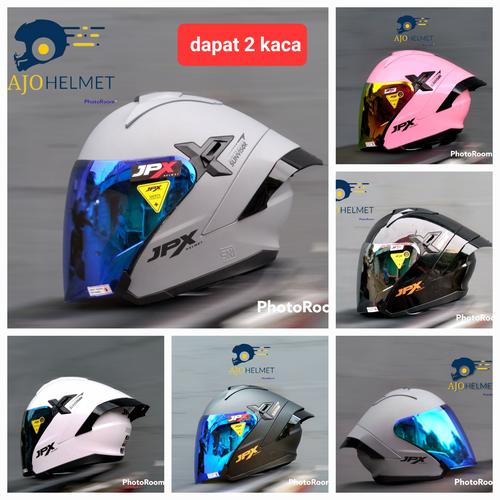 Jual HELM JPX NOVA X PAKET GANTENG VENOM VISOR PNP WITH SPOILER DAPAT 2 ...