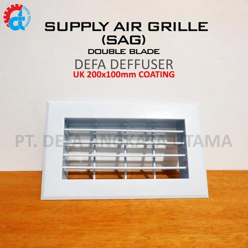 Jual Supply Air Grill SAG/Ventilasi AC Uk DALAM 20x10cm (200x100mm ...