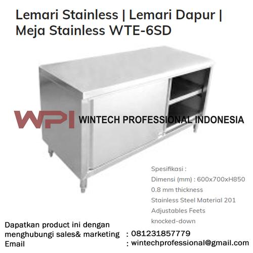 Jual WTE-6SD Lemari Stainless - Lemari Dapur - Meja Stainless -Sliding ...