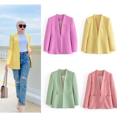 Jual Blazer Wanita Model Korea / Blazer Wanita Cassual / Formal ...
