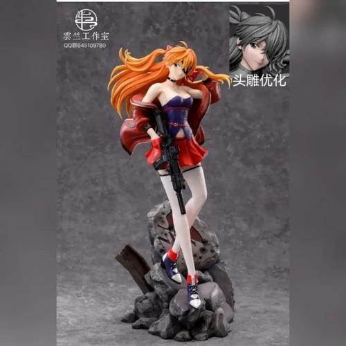 Jual Yunzhu studio - Asuka Langley & Zero Two AVENGELINE FIGURE STATUE ...