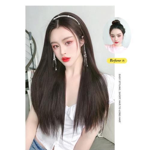 Jual Wig Bando Mutiara - Rambut Wig Model Bandana - Hitam - Jakarta ...