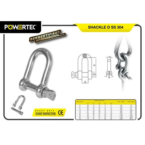 Jual Shackle Stainless 22mm Segel Kapal Stainless #304 Powertec ...
