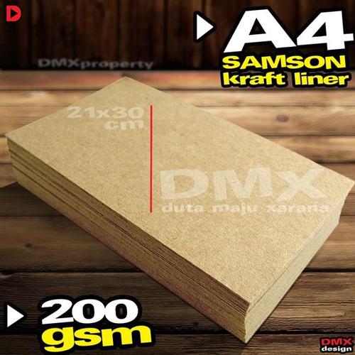 Jual Kertas Samson Kraft Paper A4 Tebal 200 gsm - Jakarta Pusat ...