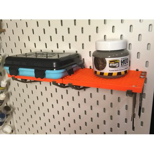 Jual continuous display shelf pegboard 5K4D15 - pegboard compatible ...