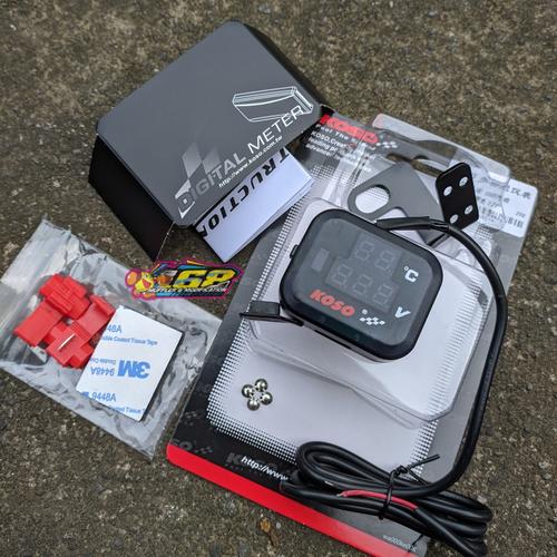 Jual Voltmeter digital KOSO 2in1 voltase temperatur suhu dan USB charger - Kab. Magelang - 168 ...