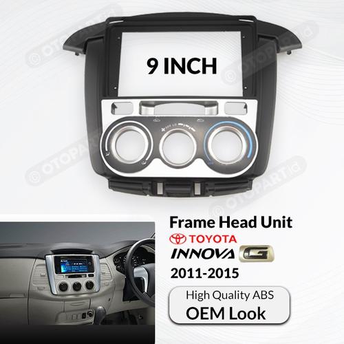 Jual Frame Head Unit Innova 2011-2015 OEM Look 9 inch Tipe G dan V ...
