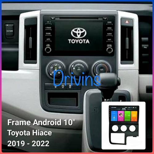 Jual Frame Head Unit Double Din Android Toyota Hiace 10” Inch 2019-2022 ...