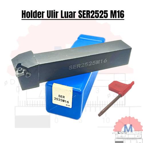 Promo Threading tool Holder SER 2525 16 stang pahat ulir drat SER2525 ...