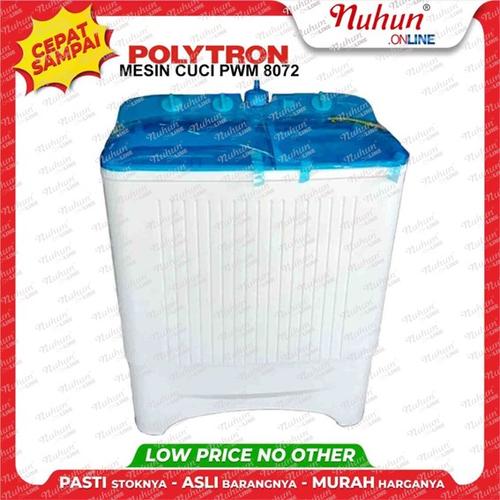 Jual Mesin Cuci 2 Tabung Polytron 8072 PWM Original Garansi Resmi - Kab ...