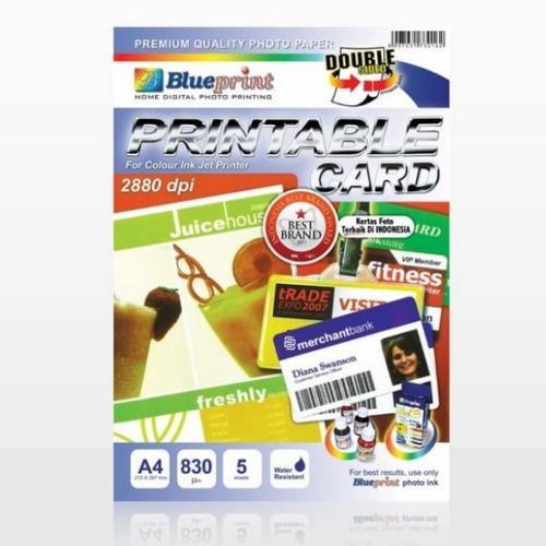 Jual KERTAS PVC CARD PRINTABLE BLUEPRINT - Kota Makassar - Instax ...