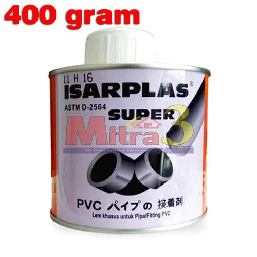 Jual Lem Pipa Kuas ISARPLAS Super 400g / Lem Fitting PVC 400 gr Fox ...