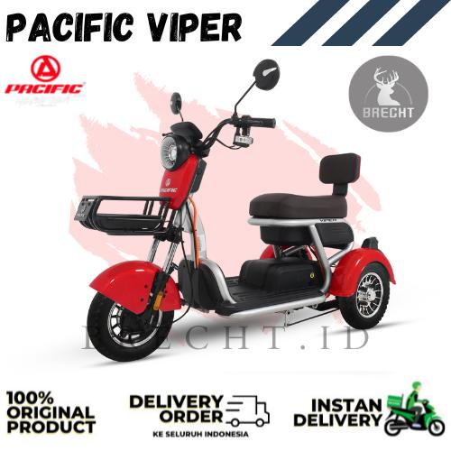 Jual Sepeda Motor listrik Pacific Viper Electric Roda 3 E Bike - Lava ...